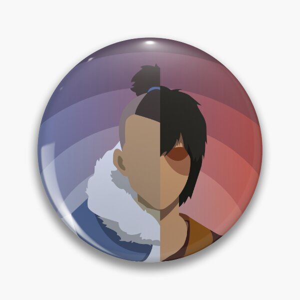 "Zukka - Zuko and Sokka Flat Modern Design" Pin for Sale by grofith22 ...
