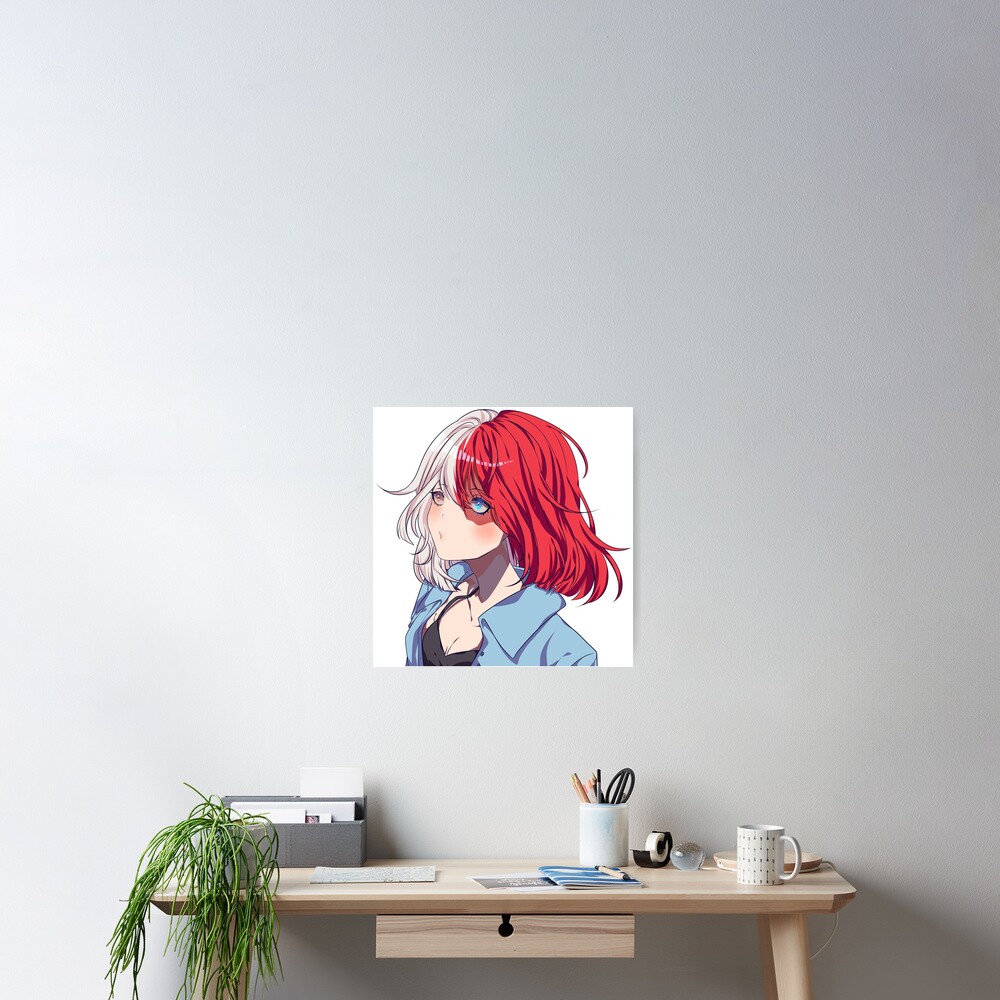 "Female Shoto Todoroki (BNHA) | Transparent Version" Poster for Sale by ...