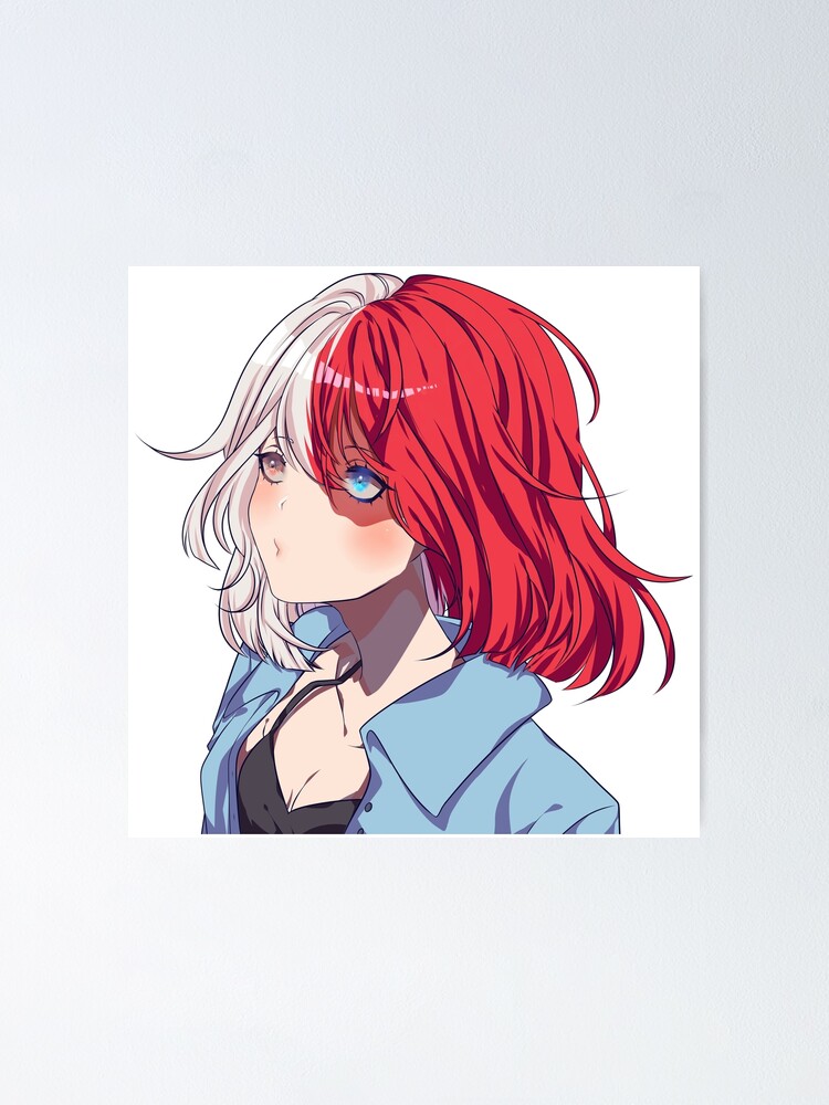"Female Shoto Todoroki (BNHA) | Transparent Version" Poster for Sale by ...