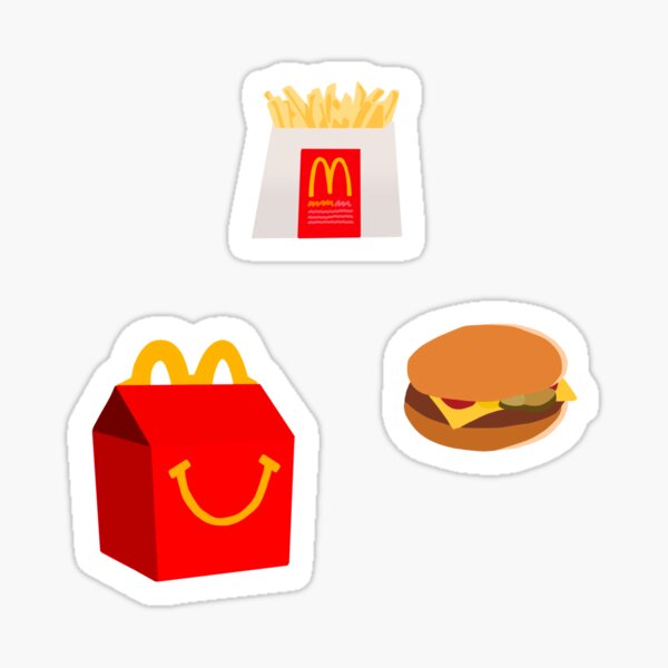 Happy Meal Stickers | Redbubble