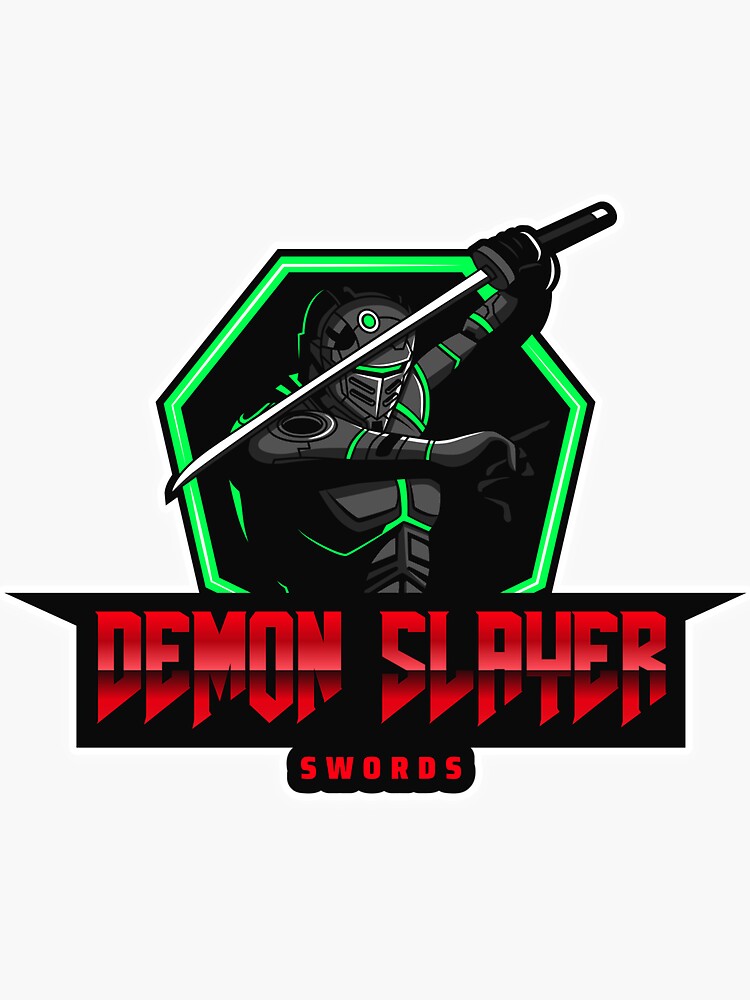 "Anime demon slayer swords" Sticker by amrynkim | Redbubble