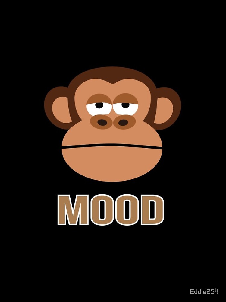 "Bad Mood Monkey" iPhone Case for Sale by Eddie254 | Redbubble