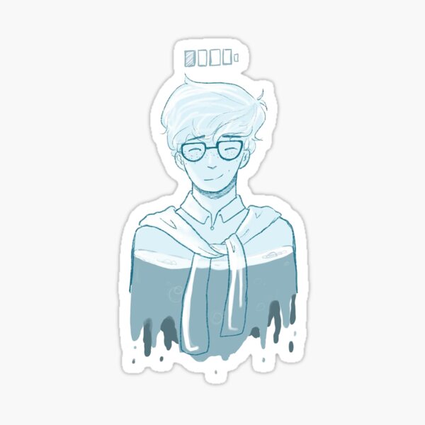"Drained" Sticker for Sale by KittyKart | Redbubble