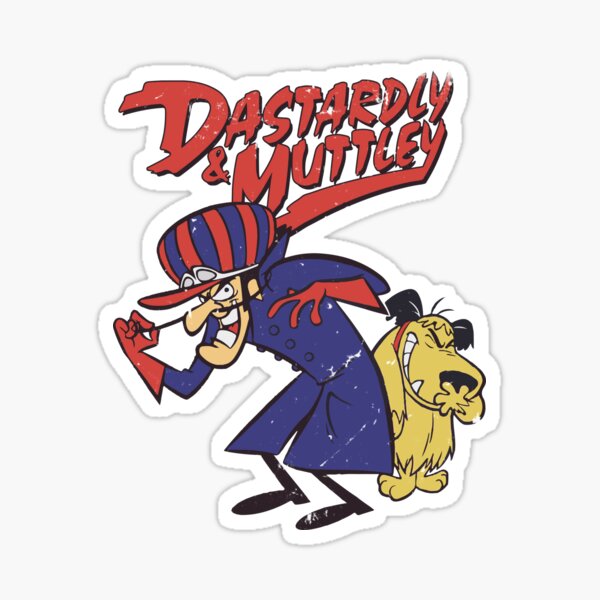Dastardly Muttley Stickers | Redbubble