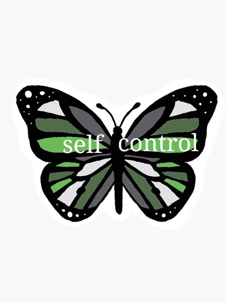 "Self Control Sticker" Sticker by SoundUpStickers | Redbubble