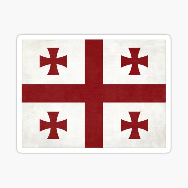 "Georgia Flag" Sticker by LMontgomery | Redbubble