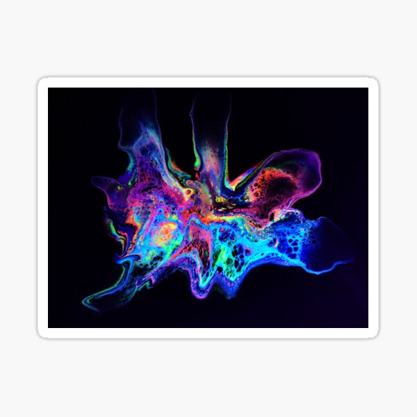 "Space Ghost" Sticker by PsychedelicPour | Redbubble