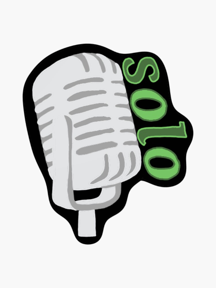 "Solo Sticker" Sticker by SoundUpStickers | Redbubble