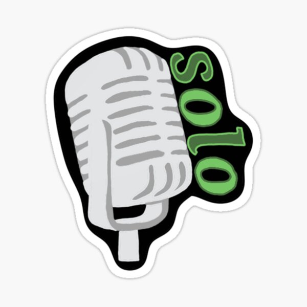"Solo Sticker" Sticker by SoundUpStickers | Redbubble