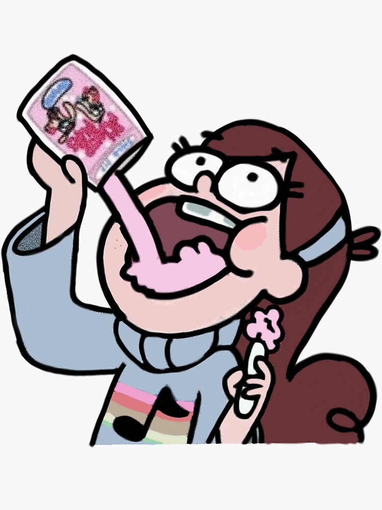 Pegatina «Mabel Pines Sugar Rush Gravity Falls Transparent» de ...