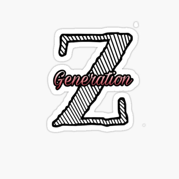 "Generation Z" Sticker for Sale by CarolinaC12 | Redbubble