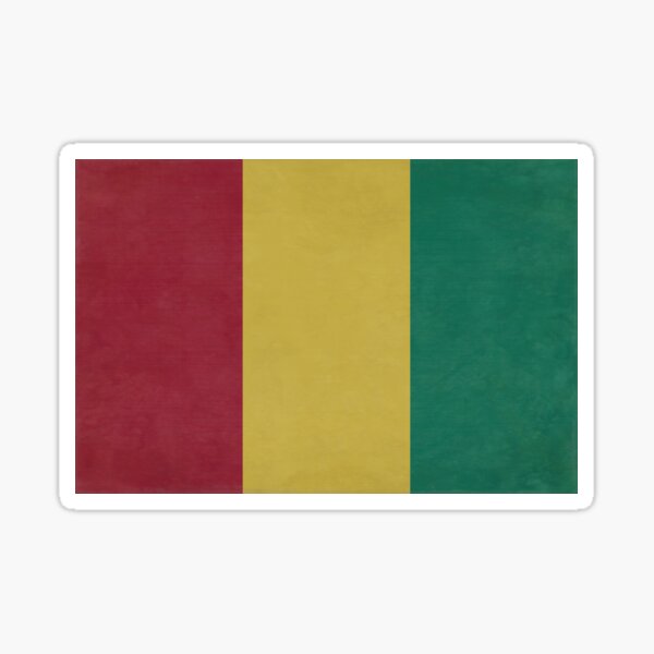 "Guinea Flag" Sticker for Sale by LMontgomery | Redbubble