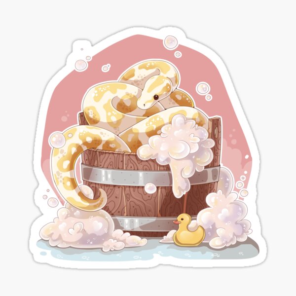 "Cute snake" Sticker for Sale by NatureDrawing | Redbubble