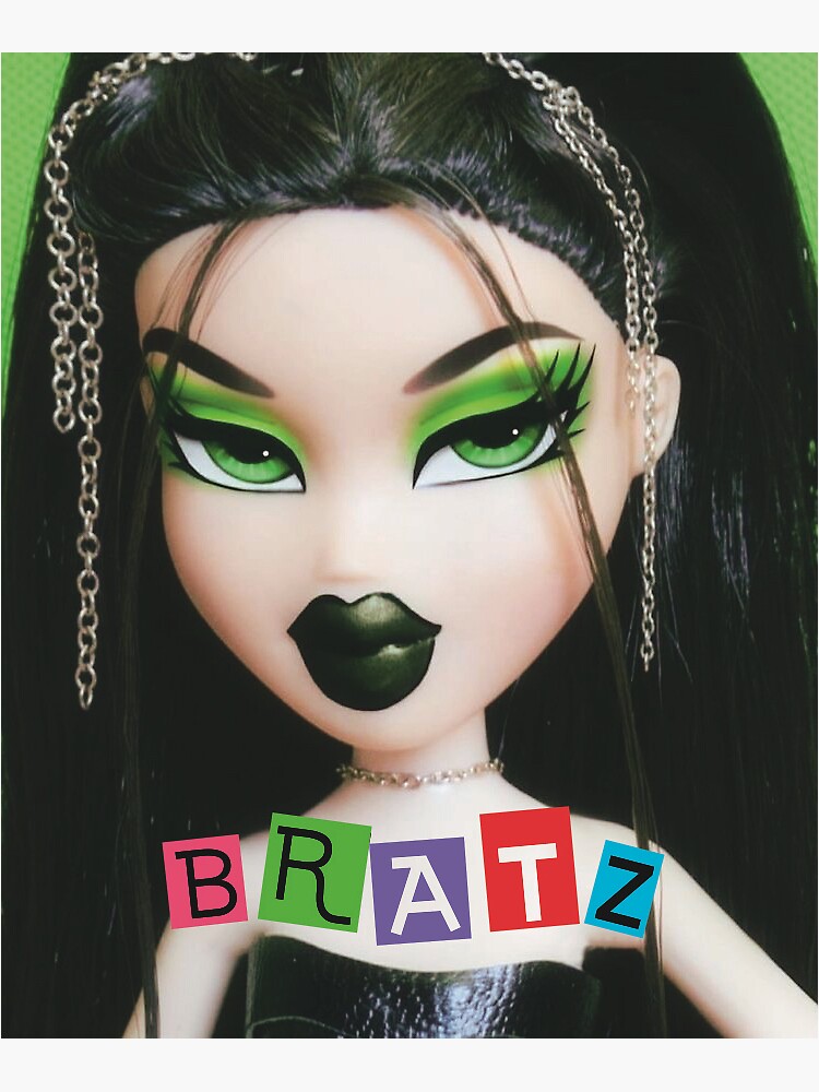 "? BRATZ GOTH GIRL ? " Sticker for Sale by gekala | Redbubble