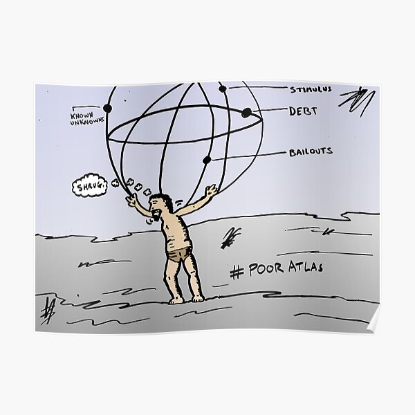 "Atlas editorial economics comic" Poster for Sale by Binary-Options ...