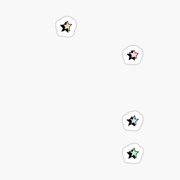"Aesthetic stars" Sticker for Sale by Emkinstickers | Redbubble