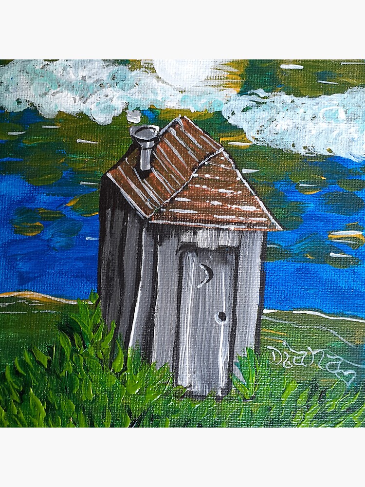 "The Outhouse" Sticker by DianasSmile | Redbubble