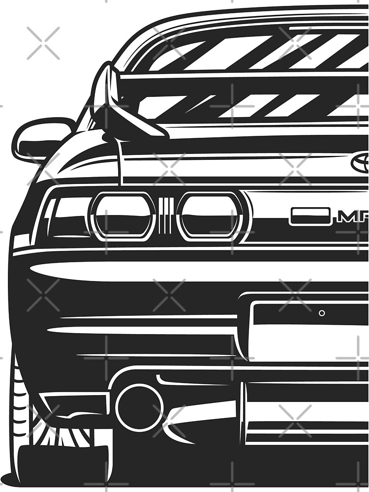"MR2 SW20" Poster for Sale by OlegMarkaryan | Redbubble