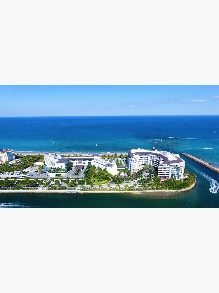 "Boca Raton Resort and Beach Club Aerial" Sticker by delraymz | Redbubble
