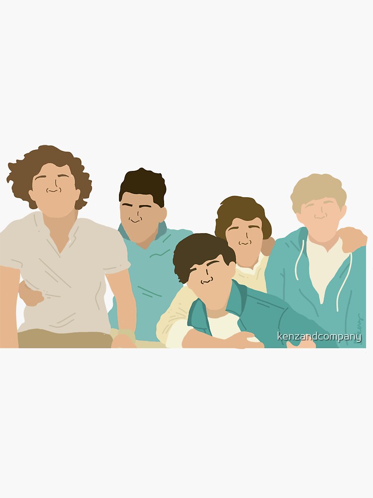"One Direction - Up All Night - First Album" Sticker by kenzandcompany ...