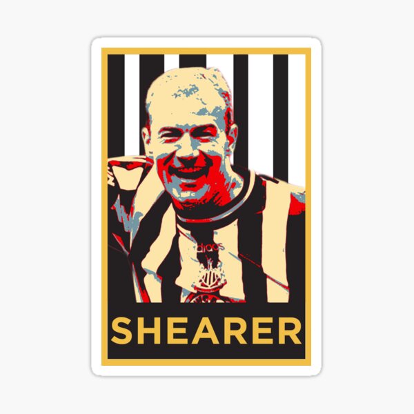 Alan Shearer Stickers | Redbubble
