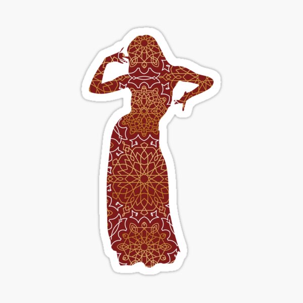 "Belly Dancer Design" Sticker for Sale by musicmaker12 | Redbubble