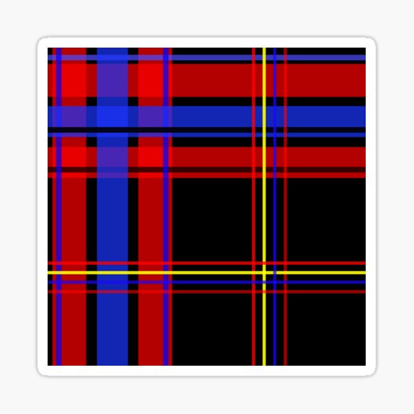 "Polyamory Pride Flag Plaid Pattern" Sticker by Bumblefuzzies | Redbubble