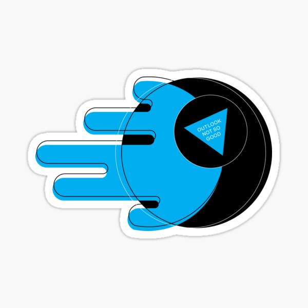 "Magic 8 Ball" Sticker for Sale by brianarells | Redbubble