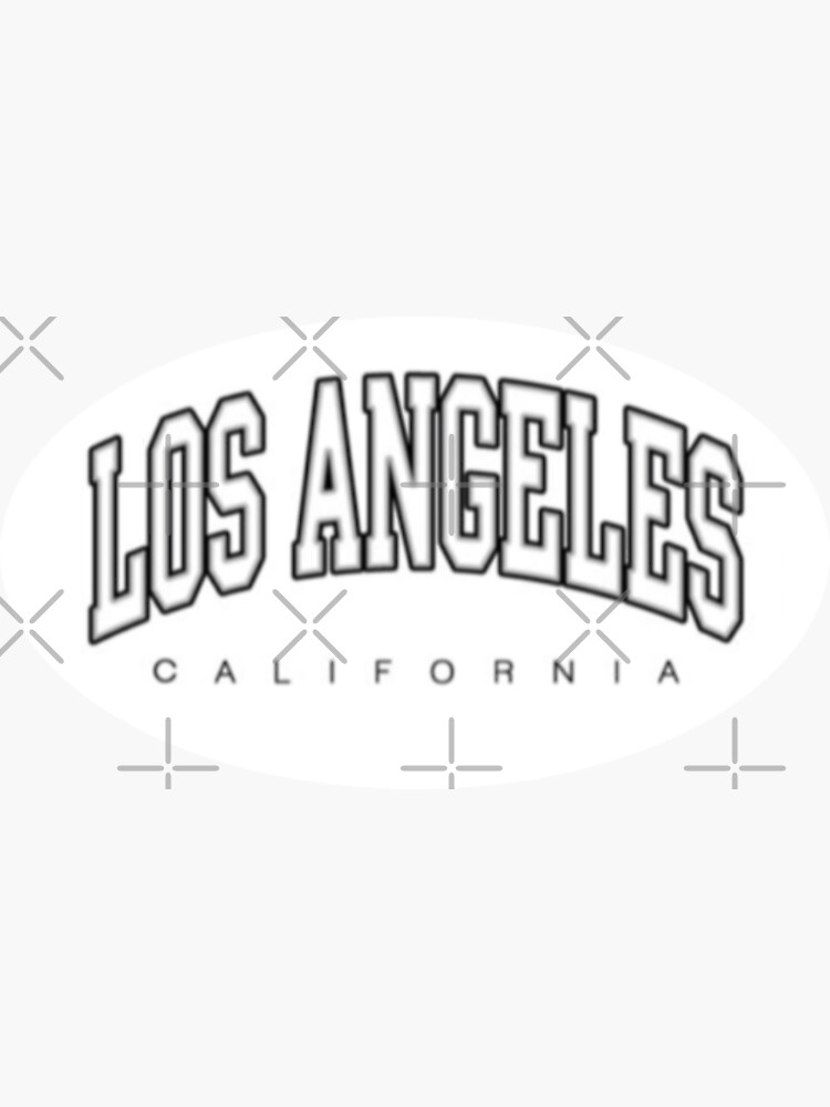 "Los Angeles" Sticker for Sale by Makennaesthetics ! | Redbubble