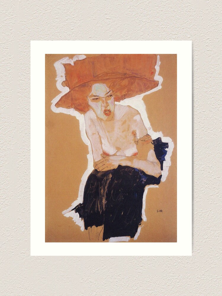 "Egon Schiele - The Scornful Woman 1910" Art Print for Sale by ...