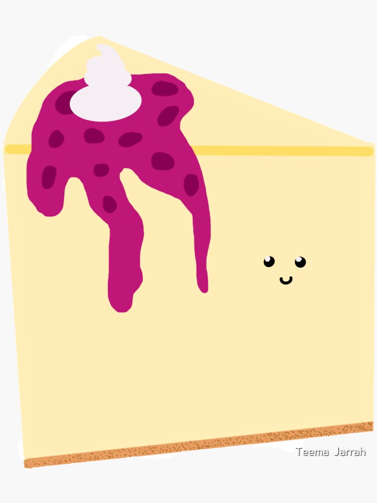 "Cheesecake" Sticker for Sale by teema22 | Redbubble