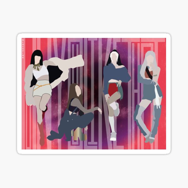 "BLACKPINK "How You Like That"" Sticker for Sale by MowdDesigns | Redbubble