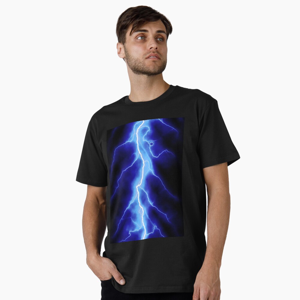 "Blue Lightning" Sticker for Sale by Sybille-Yates | Redbubble