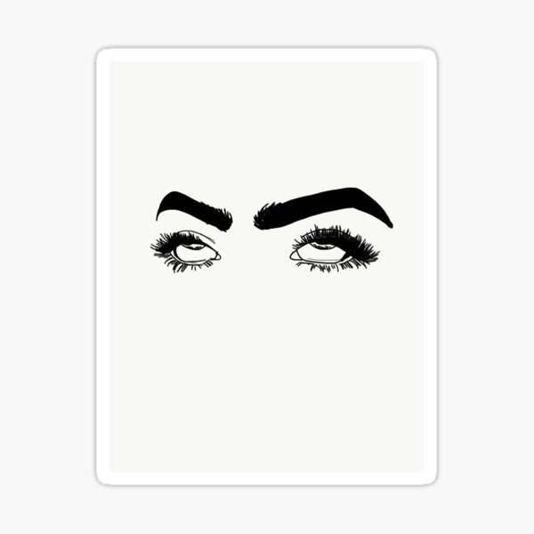 "eye roll" Sticker for Sale by jadedblueco | Redbubble