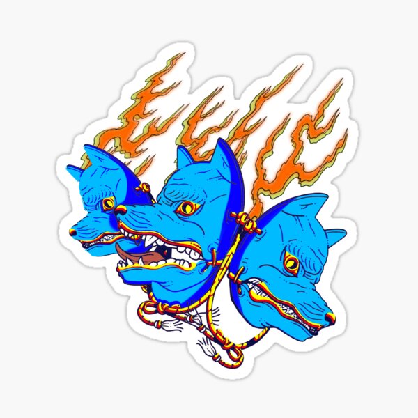 "Cerberus" Sticker by morpheuzz | Redbubble