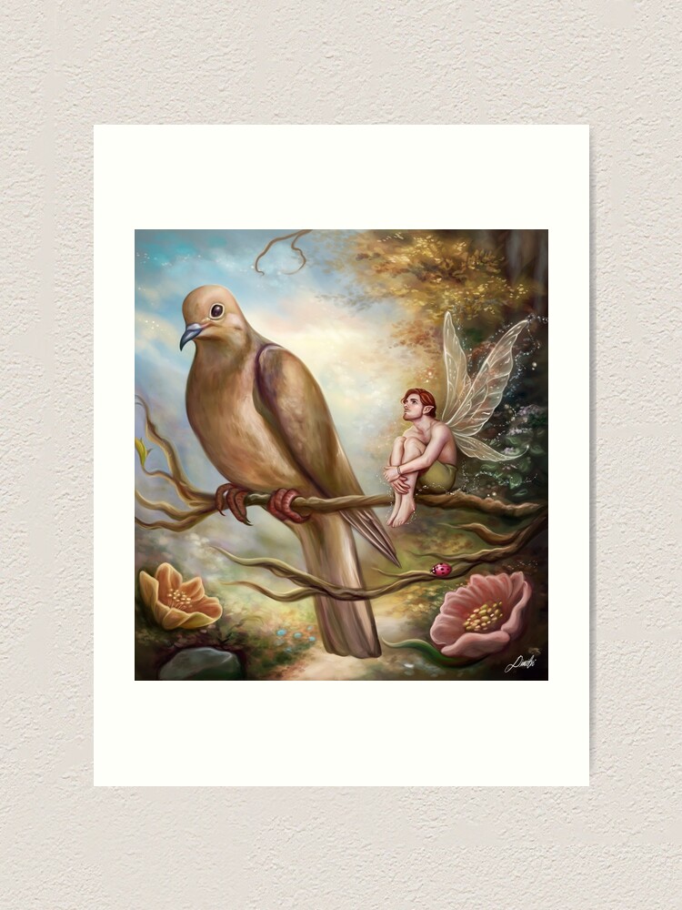 "Flying Friends " Art Print by dim-draws | Redbubble