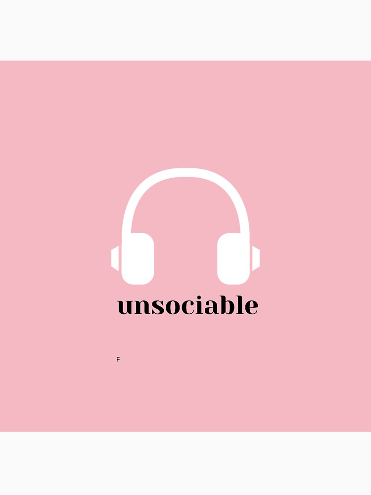 "unsociable sticker" T-shirt by milliehaz17 | Redbubble