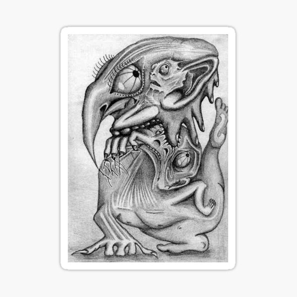"Tortured Existence" Sticker by Dead-Moroz | Redbubble