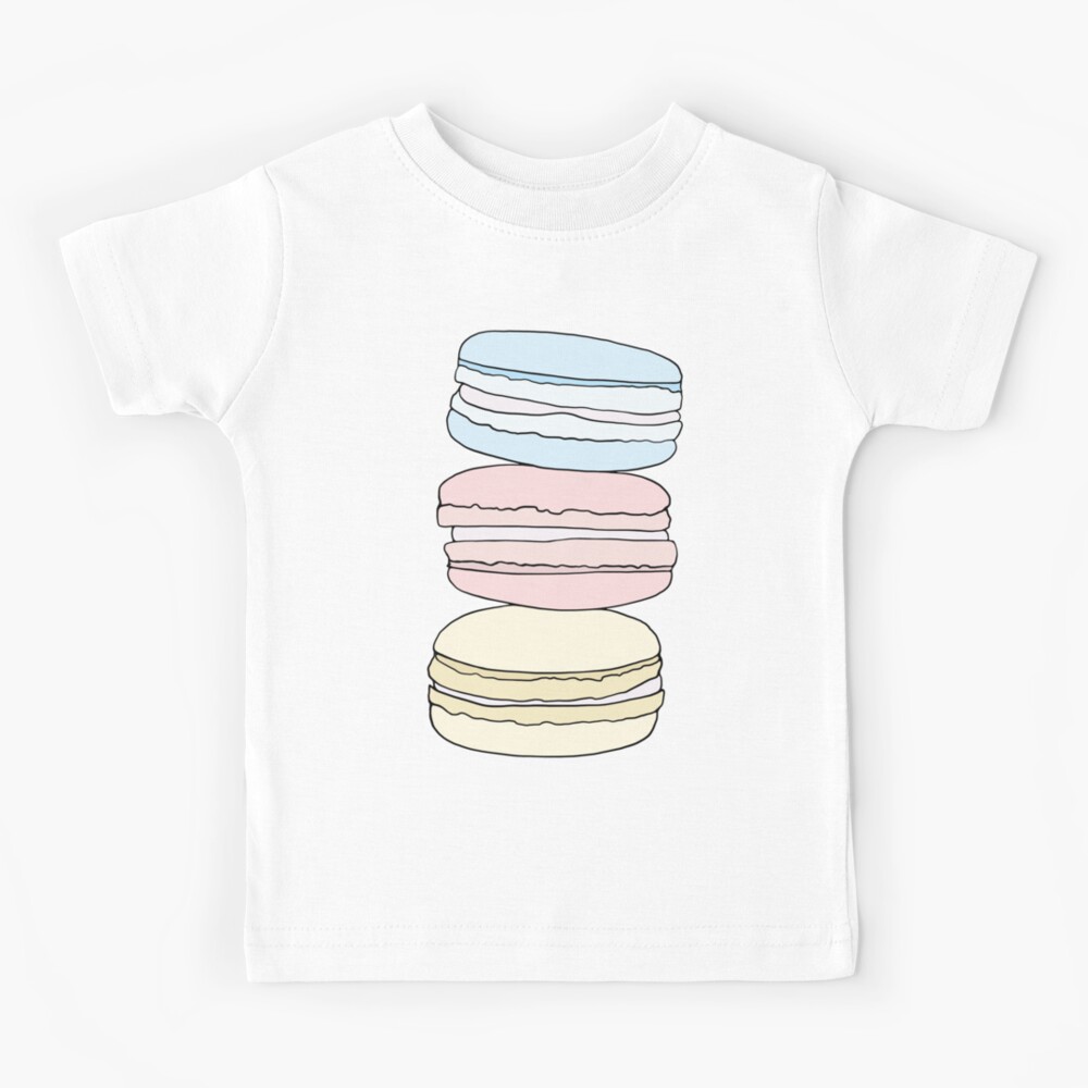 "Macaron Dessert Stack Pastel Colors" Kids T-Shirt for Sale by ...