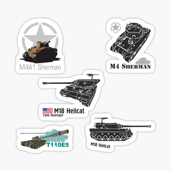 "Set #3 with US tanks Sticker" Sticker by FAawRay | Redbubble