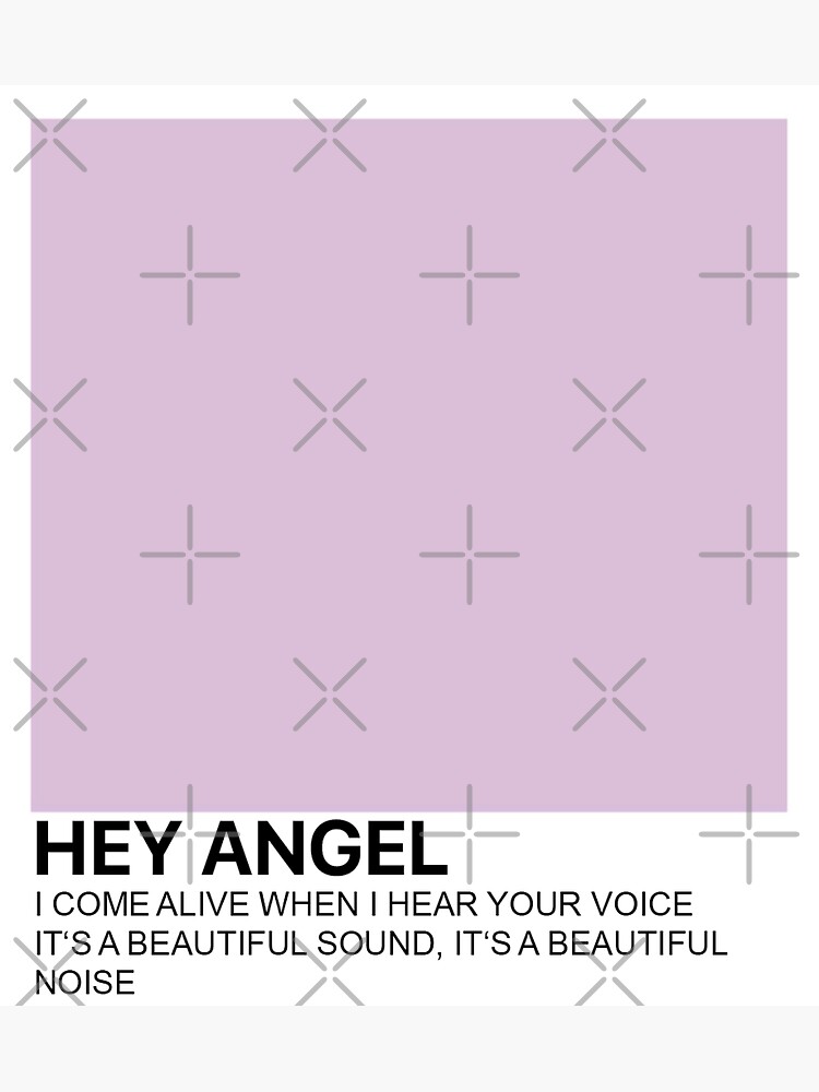 Pegatina «Hola angel pantone» de erinxswan | Redbubble