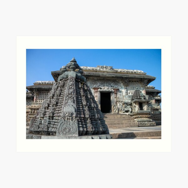"Belur Ancient Hindu Temple in India" Art Print for Sale by ...