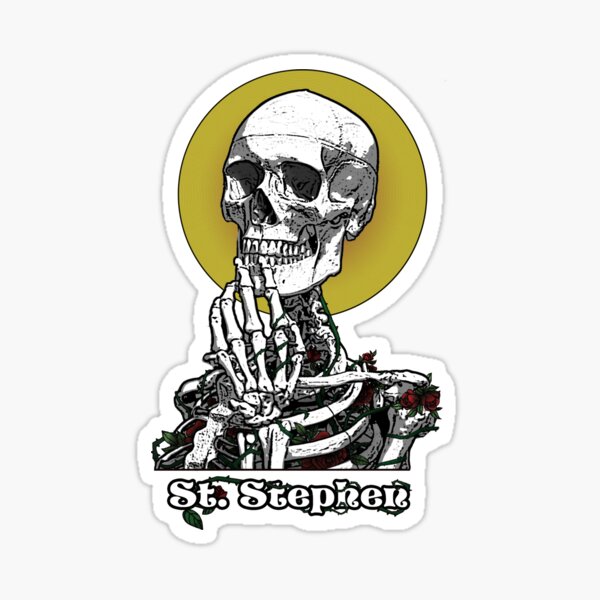 "St. Stephen" Sticker for Sale by Incandenza | Redbubble