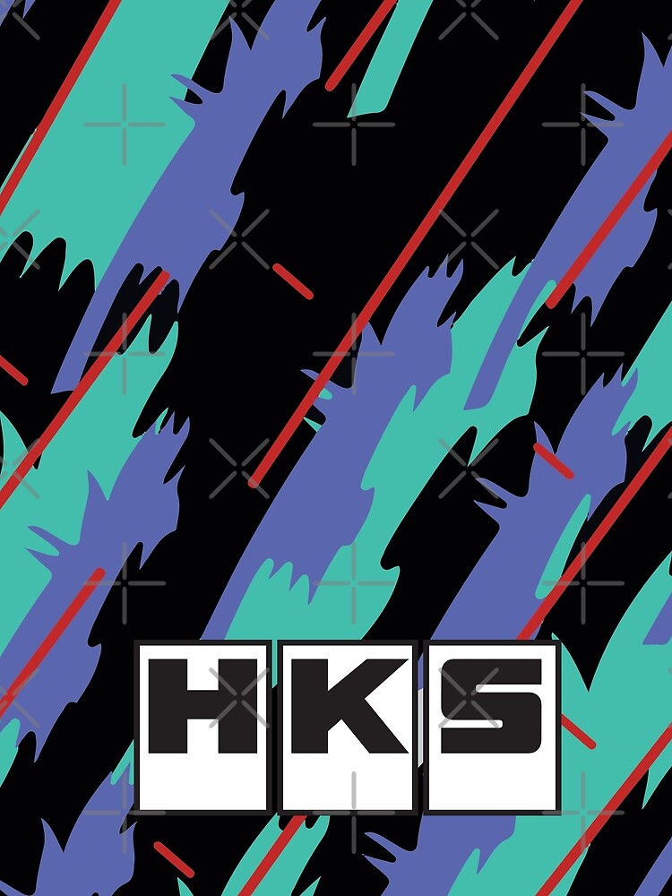 "HKS Retro Pattern" Graphic T-Shirt for Sale by JDMShop | Redbubble