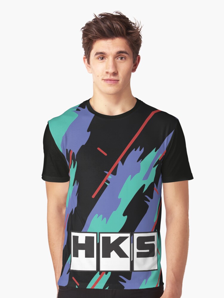 "HKS Retro Pattern" Graphic T-Shirt for Sale by JDMShop | Redbubble