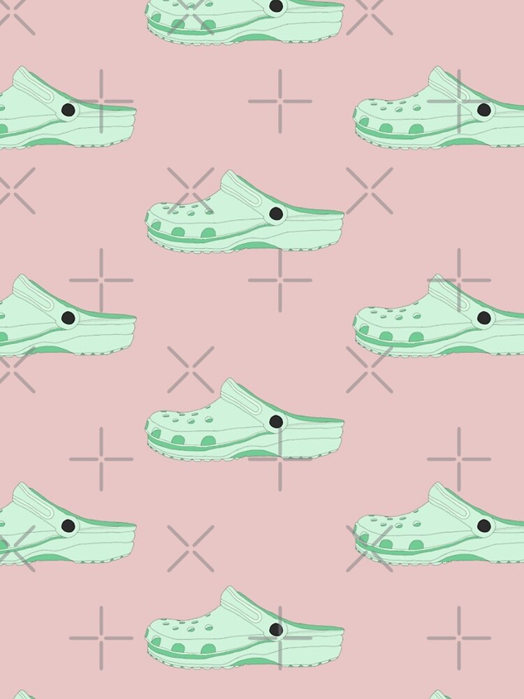 "Pastel green aesthetic crocs sticker" iPhone Case for Sale by Firandi ...