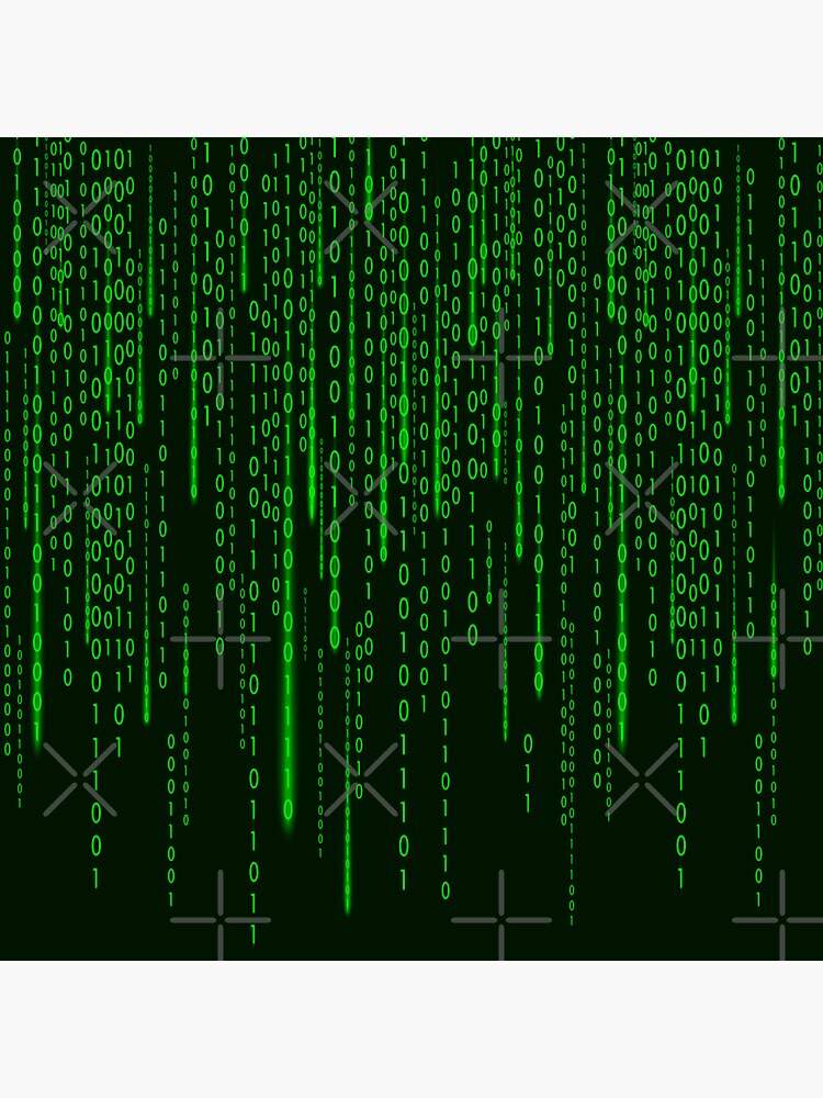 "The Matrix Code" Sticker for Sale by Draculaura2009 | Redbubble