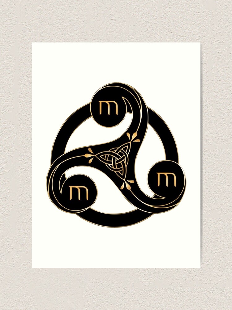 "Merlin-symbol" Art Print for Sale by KikkaT | Redbubble