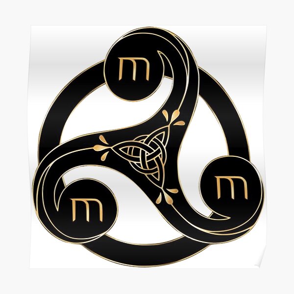 "Merlin-symbol" Poster for Sale by KikkaT | Redbubble