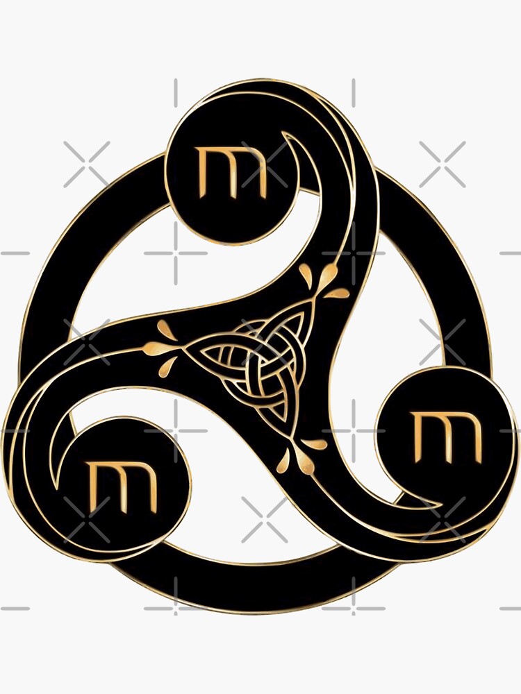 "Merlin-symbol" Sticker for Sale by KikkaT | Redbubble